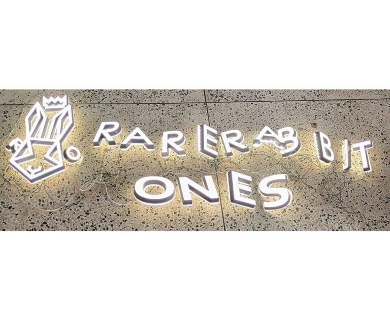 25mm Solid Acrylic LED Sign Board Manufacturers | Slim Signage