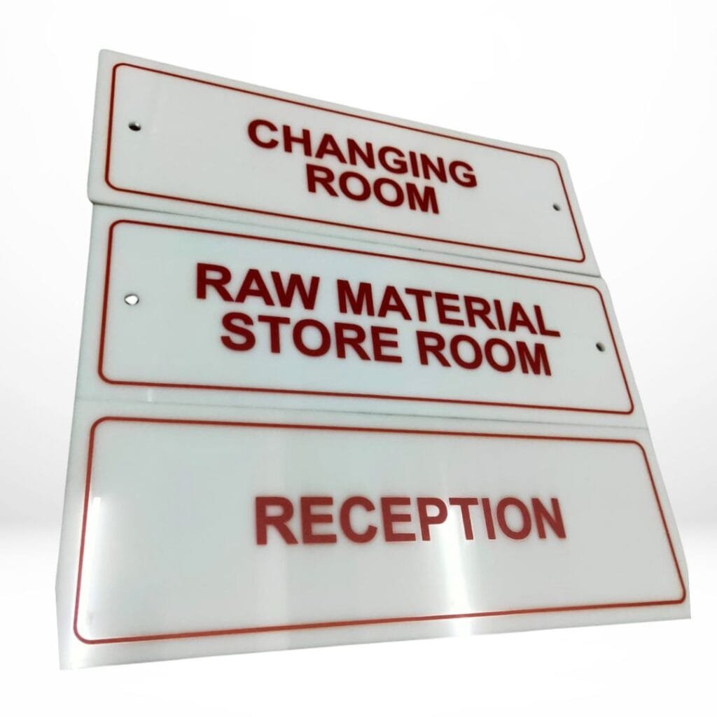 Modular Name Plate Manufacturer and Suppliers | Slim Signage