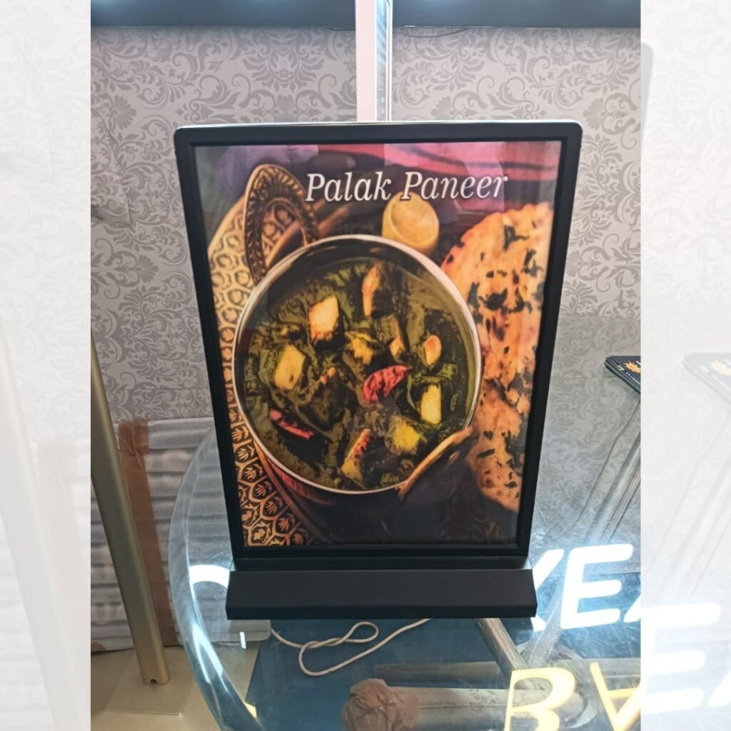 A5 Table Top LED Advertising Display | Led Menu Stand Table Top